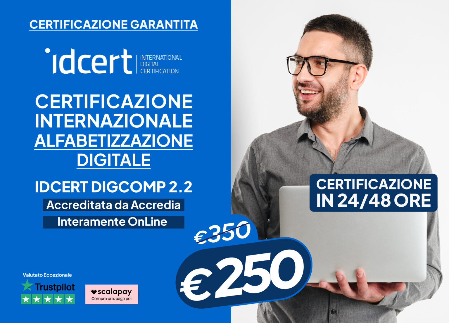 IDCERT DigComp 2.2 – Certificazione Internazionale di Alfabetizzazione Digitale – Scuolawebinar